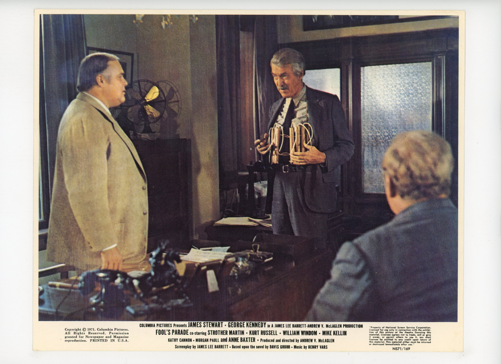 FOOLS PARADE Original Color Movie Still 8x10 James Stewart, Comedy 1971 ...