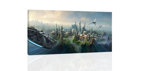 Star Wars Planet - CANVAS OR PRINT WALL ART | eBay