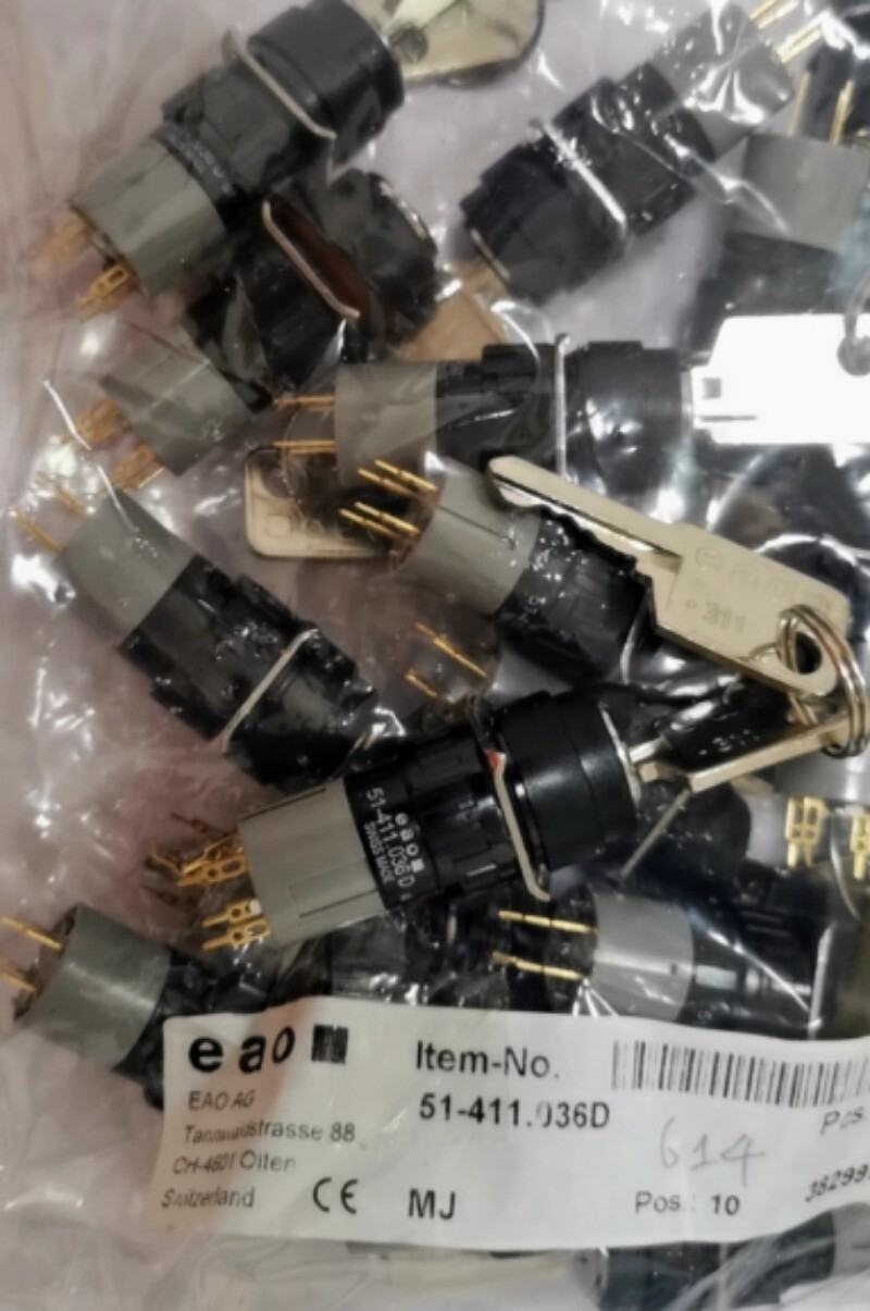 1PCS NEW FIT FOR EAO Key switch 51-411.036D | eBay