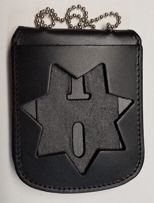 California CHP Recessed Cut-Out Badge/ID Neck Holder with 30-inch ...