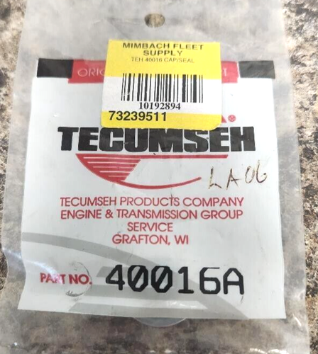Genuine Tecumseh OEM 40016A Cap and Seal | eBay