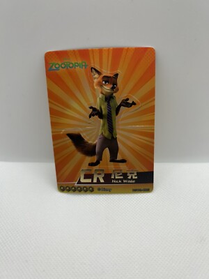 Card Fun Disney 100 Series 1 Zootopia CR Nock Wilde Card DISC01-CR05 | eBay