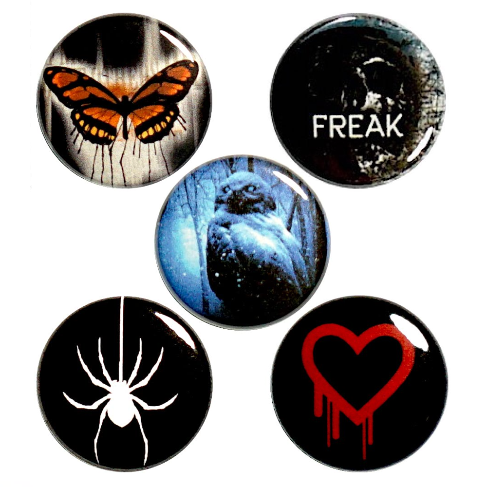 Creepy Goth Fridge Magnets 5 Pack Magnet Emo Punk Cool Dark Gift Set 1 ...