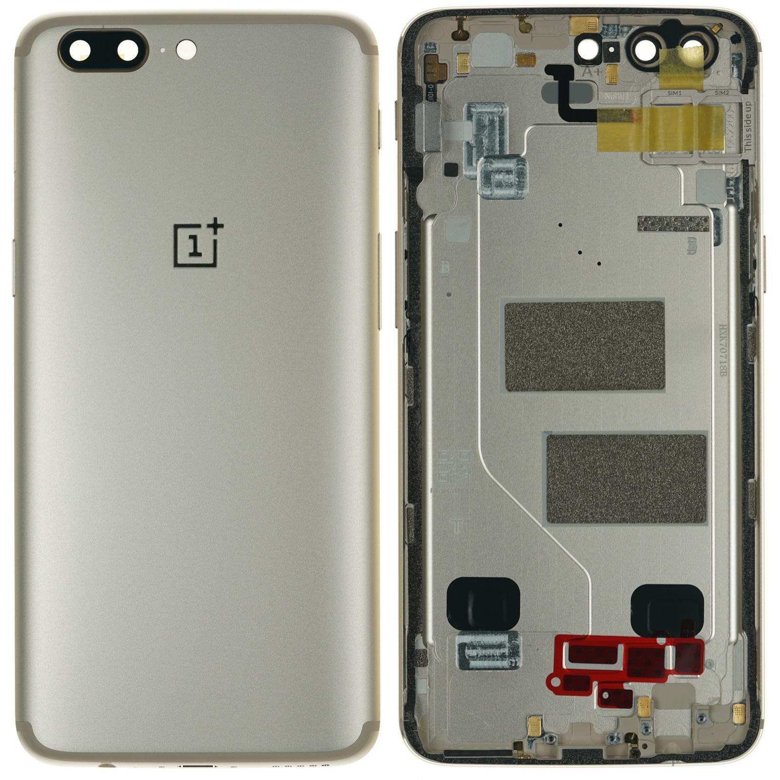 OnePlus 5 Back Cover rear housing frame camera lens slade gold | eBay.de