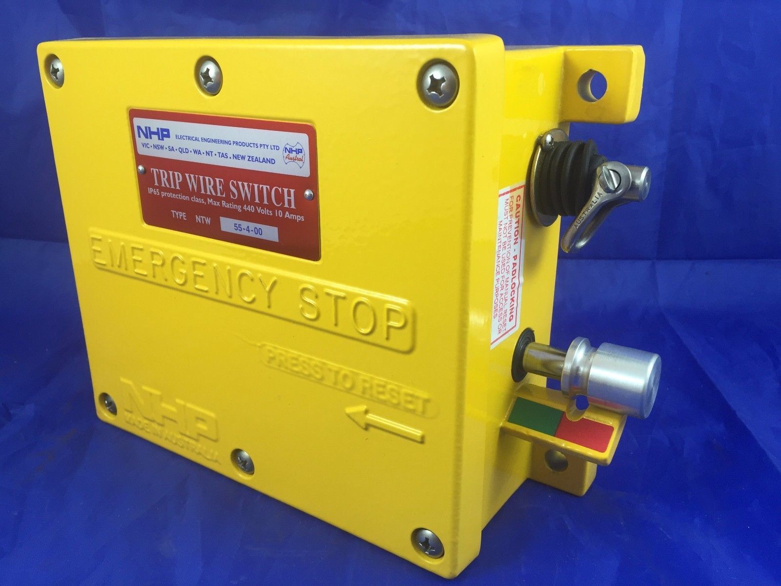NHP Type NTW 55-4 Heavy Duty Emergency Stop Trip-wire Switch Australian ...