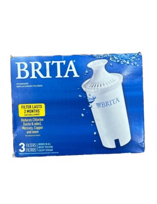 Brita Standard Replacement Water Filters Model OB03 Pack of 3 - New ...