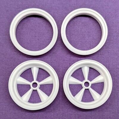 Resin 1/16 American Racing 5 Spoke Funny Car Front Wheels - Fit ...