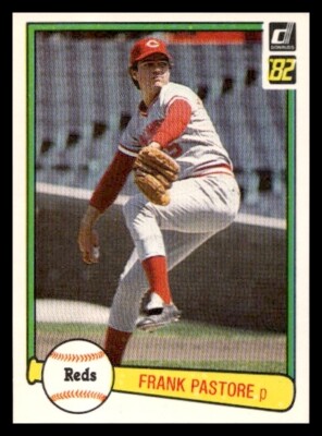 1982 Donruss #122 Frank Pastore Cincinnati Reds Baseball card | eBay