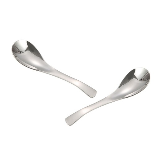 4 Pcs Stainless Steel Spoon Deep Soup Spoons Metal Serving Child | eBay