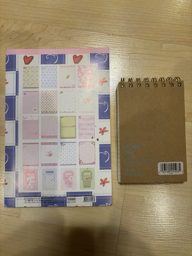 Barbie Colorful Writing Pad(10”by6.75”).Memo Pad (6”by4”)Each Page Has ...