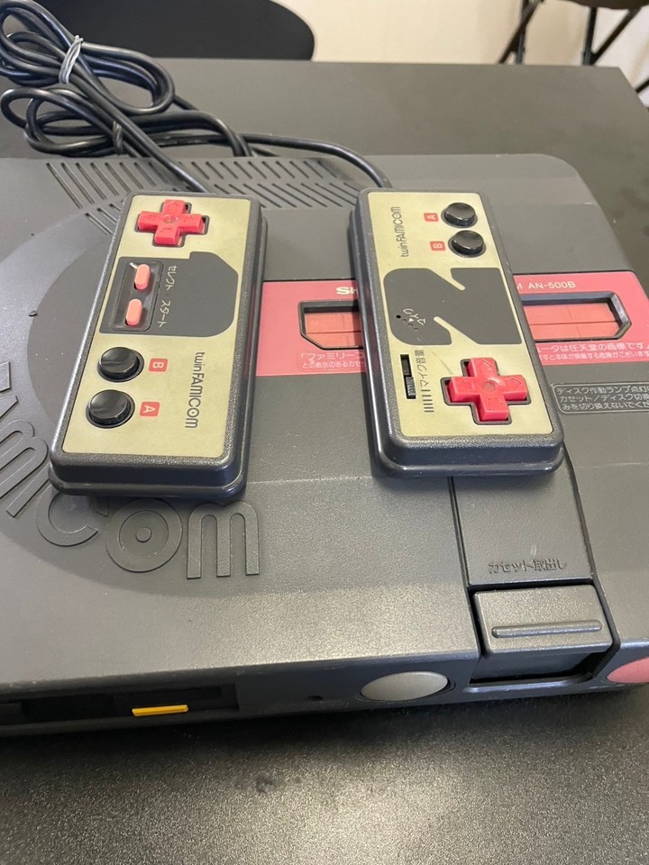 SHARP Twin Famicom Black Console Disk System Junk | eBay