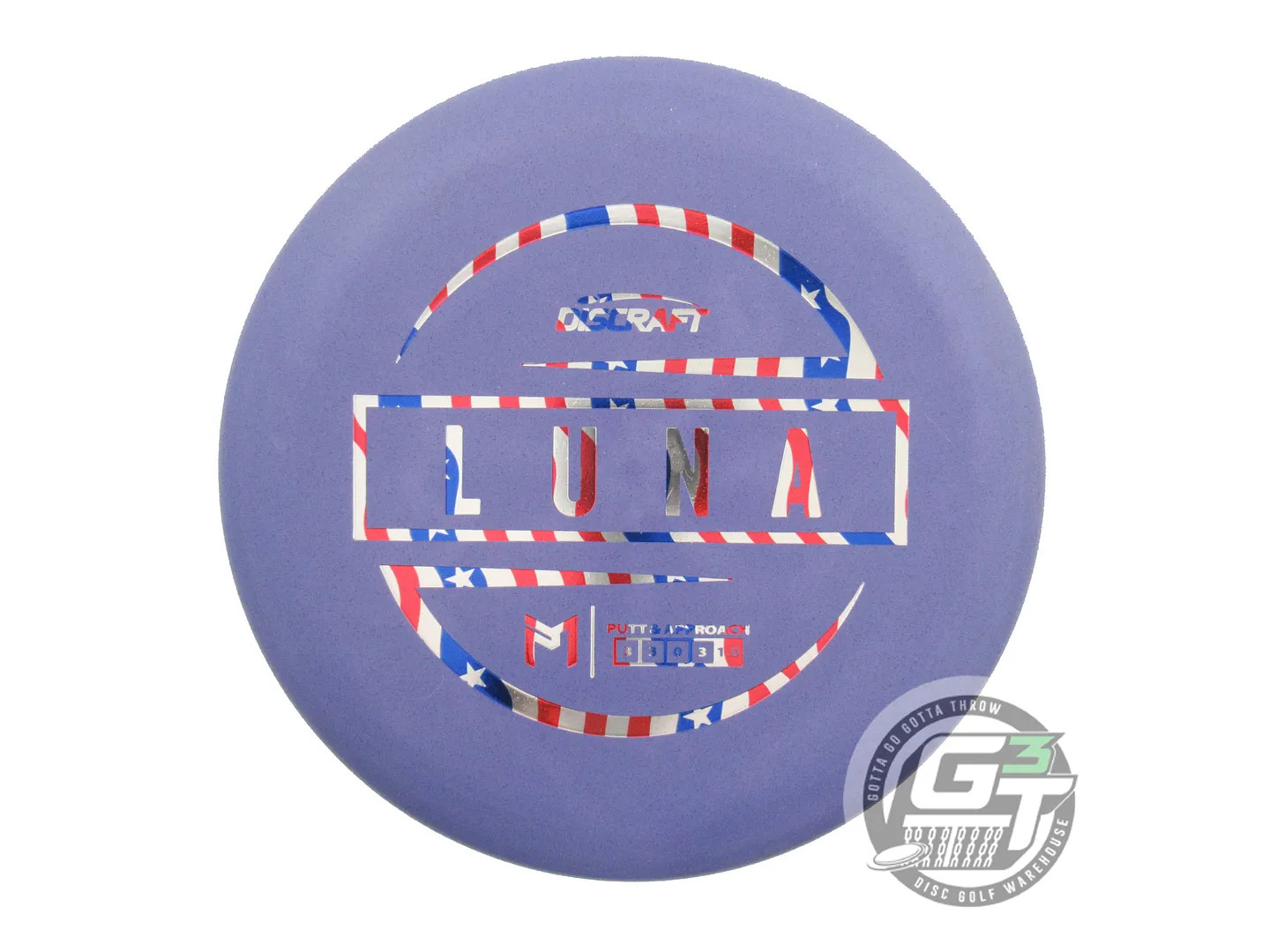 NEW Discraft [McBETH] Jawbreaker Luna 170-172g Purple Flag Foil Putter ...