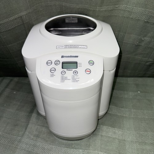 Breadman Deluxe Super Rapid Bread Maker 1-2Lb Loaves TR555LC New No Box ...
