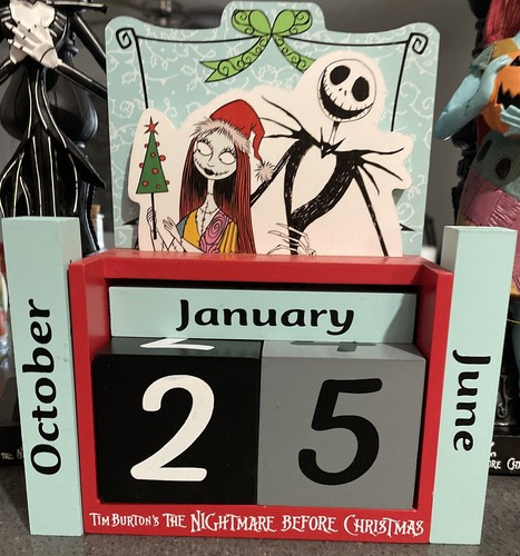 Nightmare Before Christmas Block Calendar Jack Sally | eBay