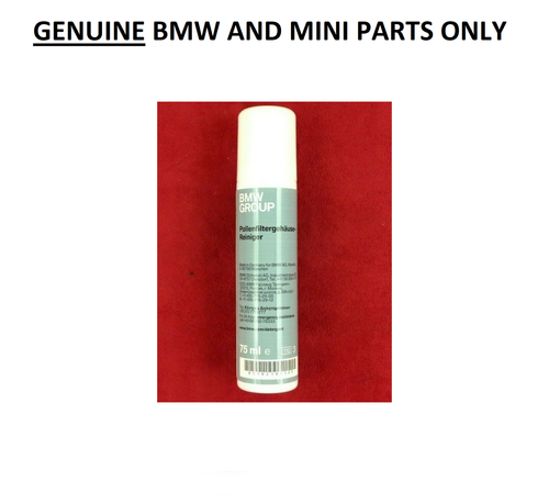 GENUINE BMW Pollen Micro Filter Housing Cleanser 75ml. Part 83192180509 ...