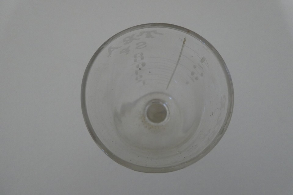 Antique Graduated Medicine Glass Measure & Box Shoolbred And Co ...