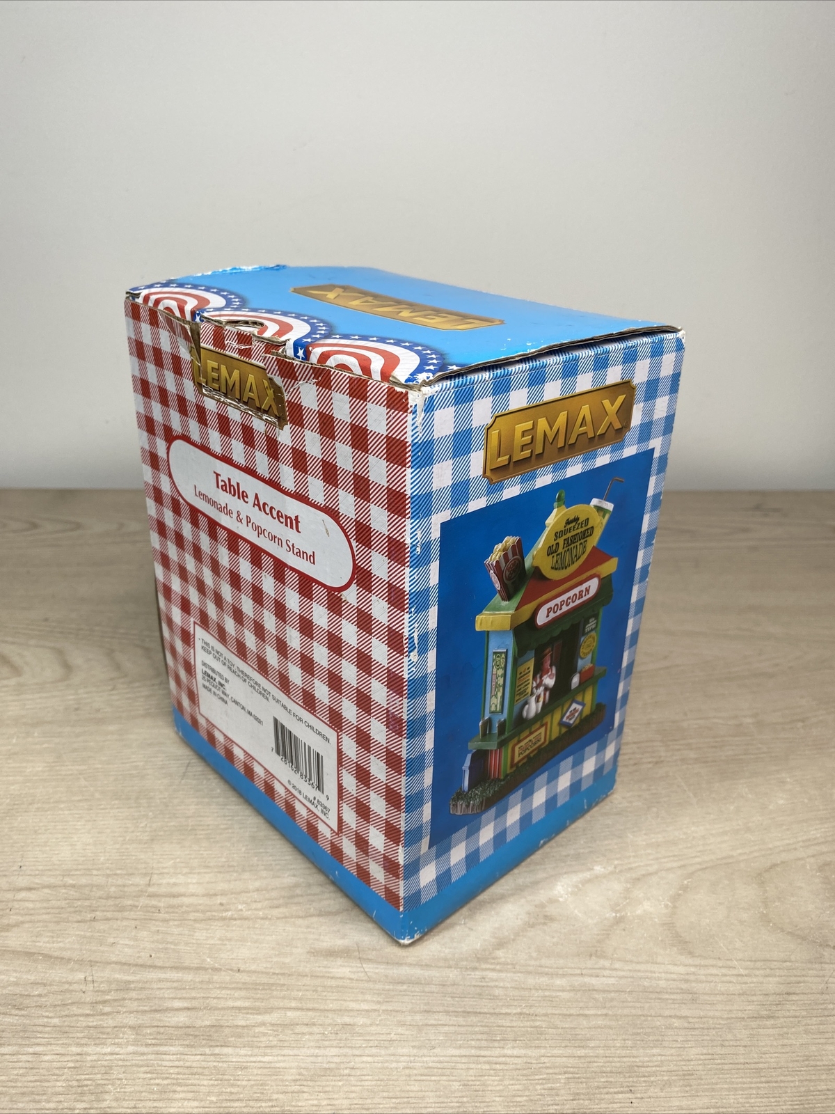 Lemax Table Accent Lemonade Popcorn Stand Carnival Village Accessory ...