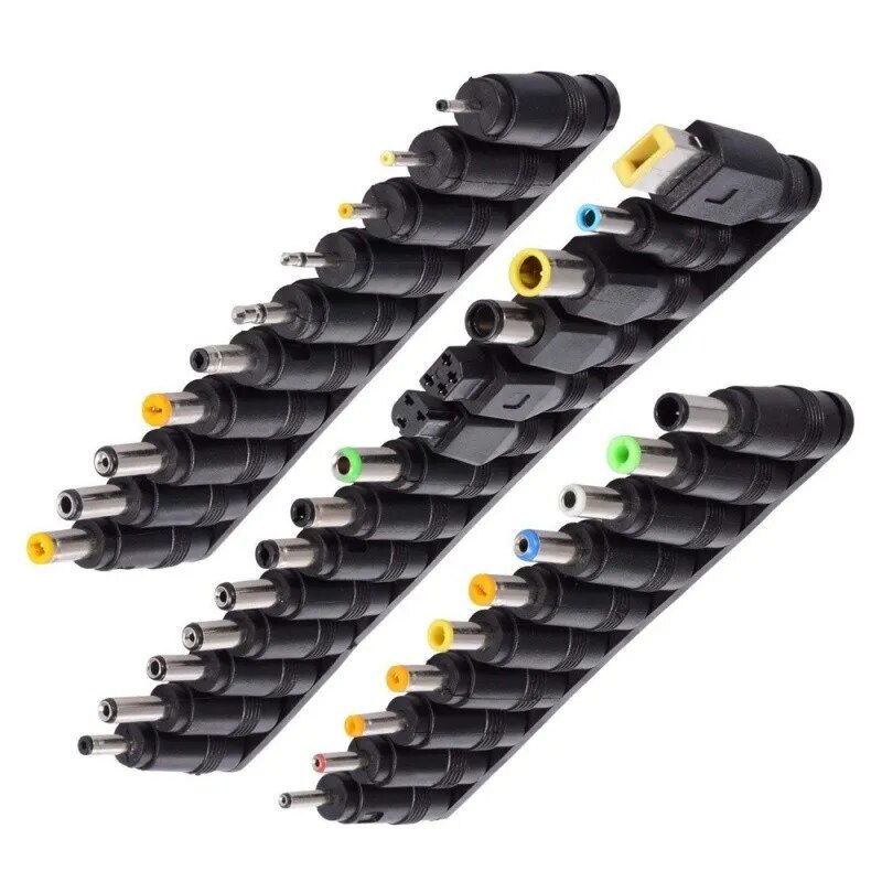 34PCS/8PCS Universal 5.5mmx2.1mm DC AC Power Adapter Tips Connector ...