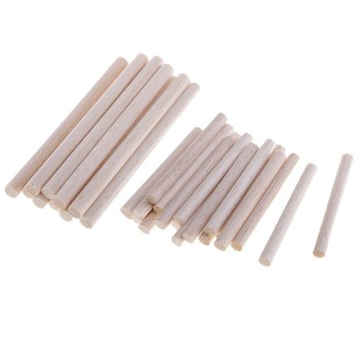 Supply Assorted Balsa Wood Round Sticks Pieces For Wooden Art Dowel Rod ...
