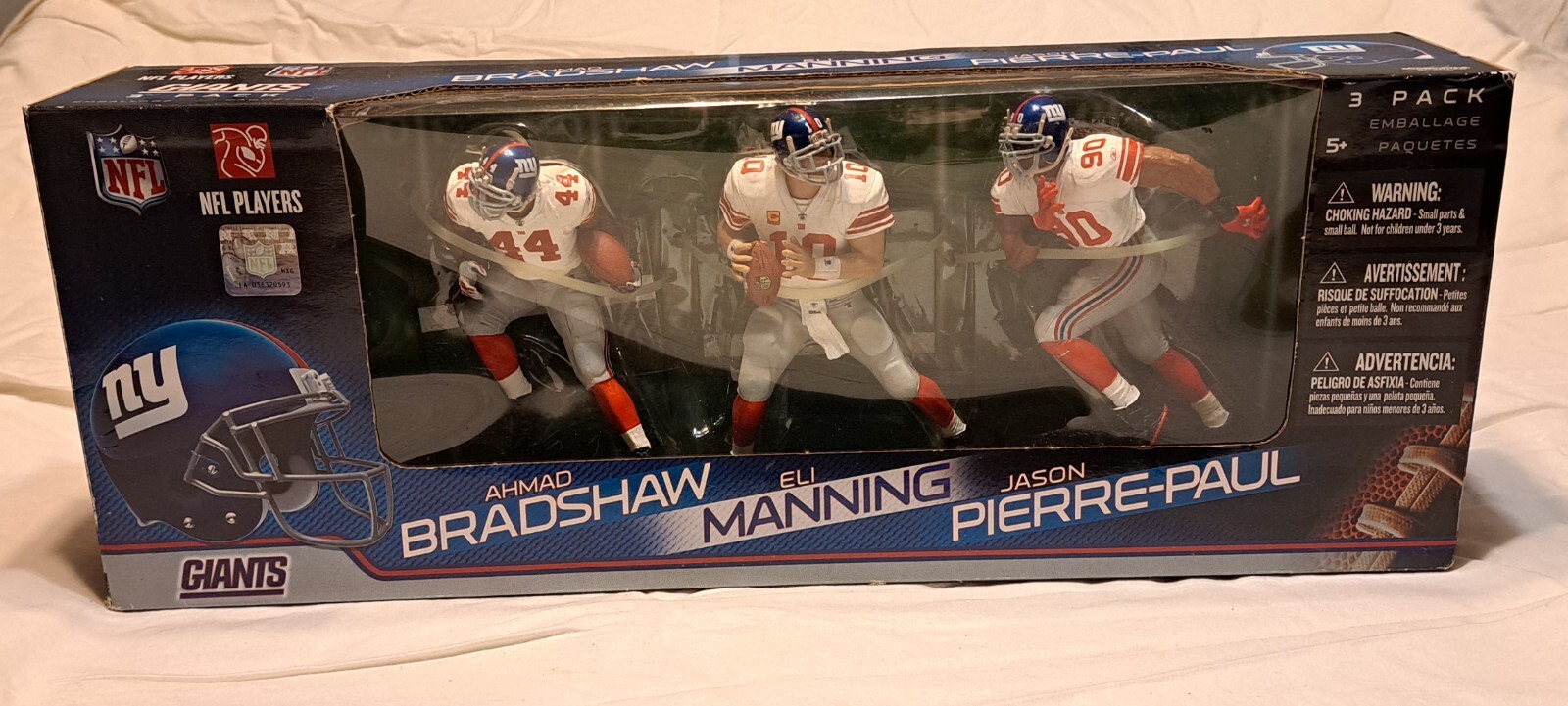 McFarlane 3 pack, Ahmad Bradshaw, Eli Manning, and Jason Pierre-Paul | eBay