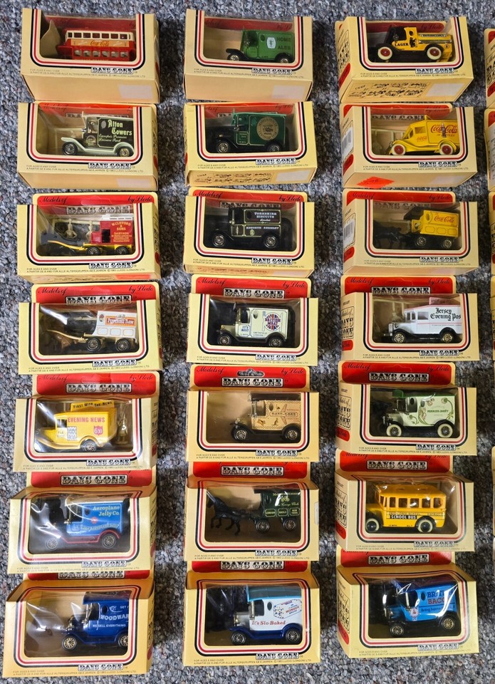 LOT 43 Vintage Rare Days Gone By Lledo Diecast Model Cars 1983 85 New ...