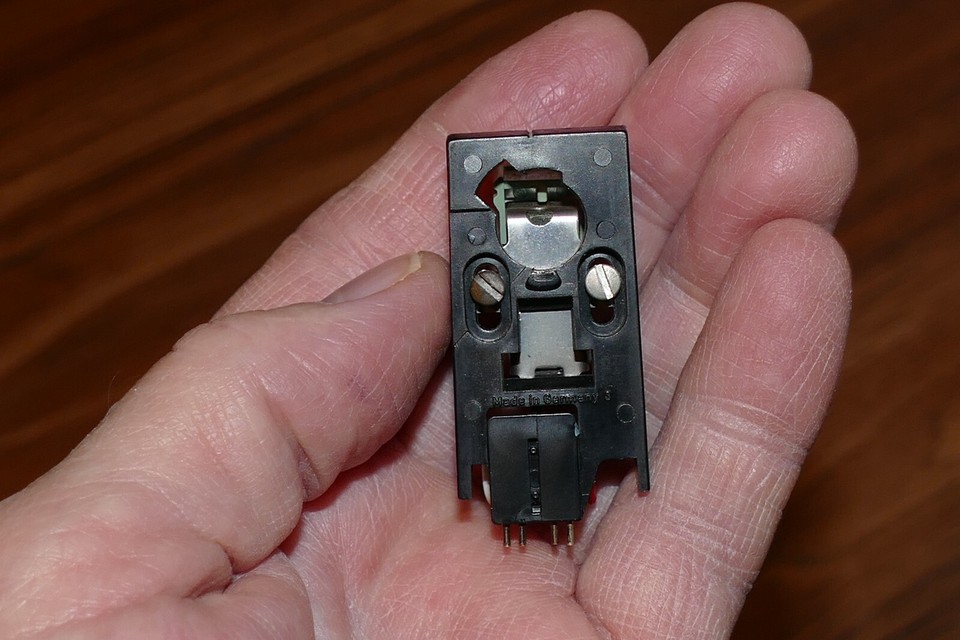 Dual Turntable Headshell Sled with Shure M93E Needs Stylus | eBay