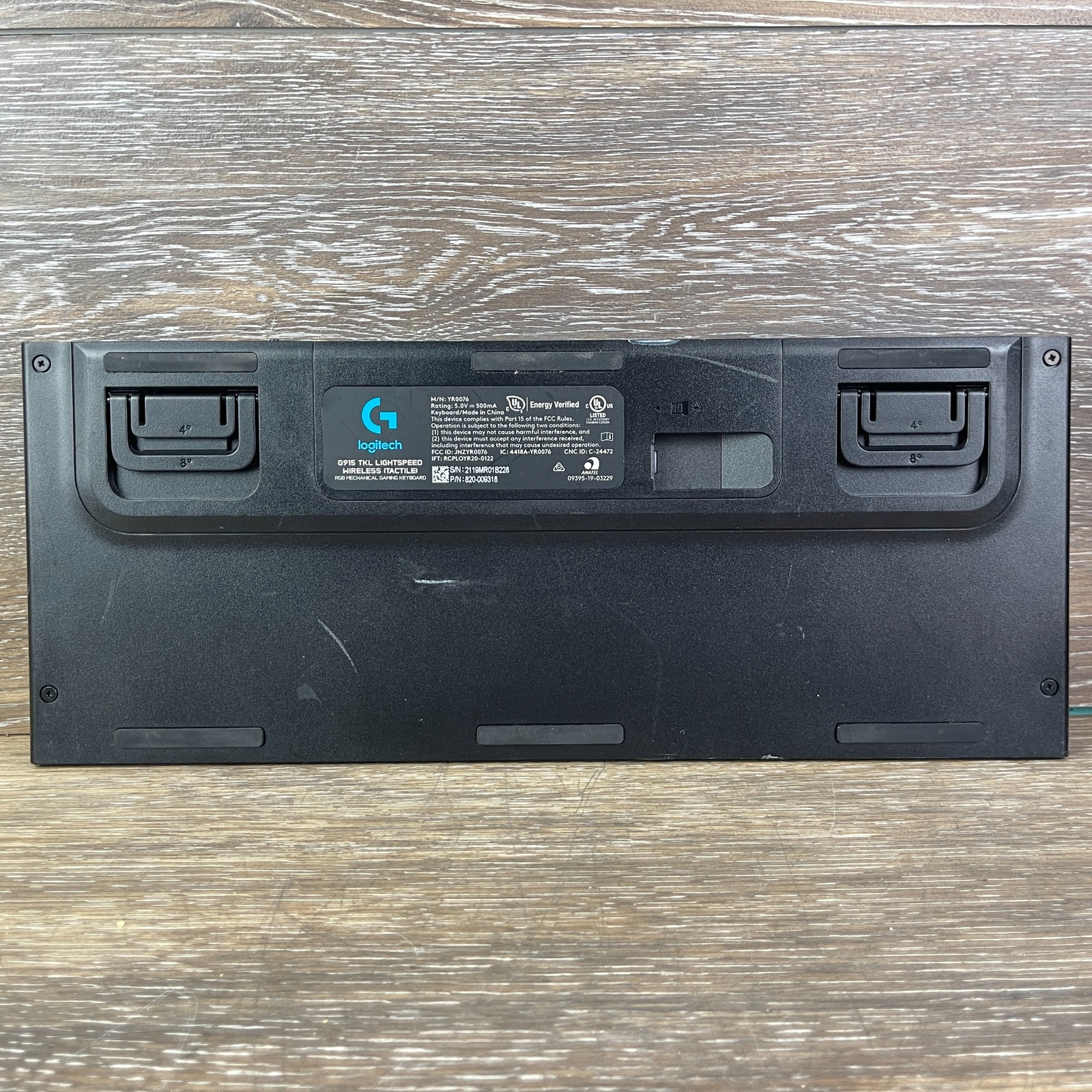 Logitech Yr0076 Black Wireless Illuminated 500mA RGB Mechanical Gaming ...