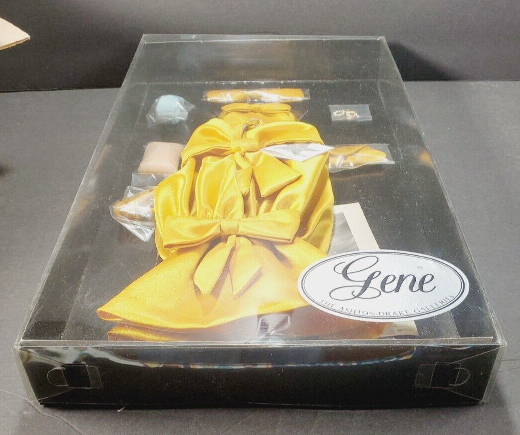 NEW Gene Doll Outfit GOLD SENSATION 16" Fashion Doll / Shipper Box ...
