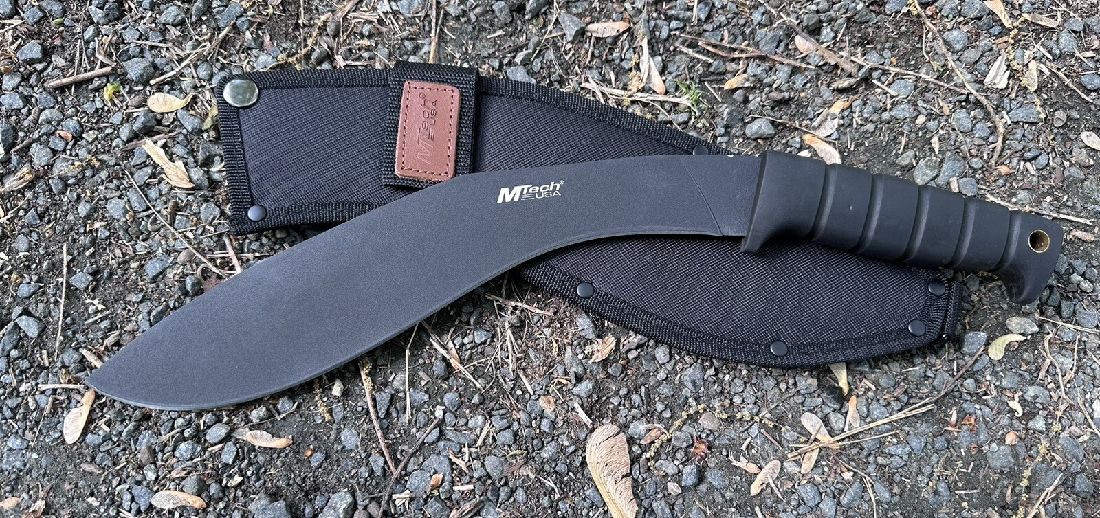 Kukri Machate Modern Nepali Gurkha Knife 440 Stainless Nylon Sheath 17 ...