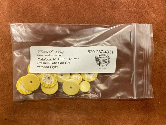 Prestini Flute Pad Set Double Bladder Yellow - Yamaha Style for sale ...