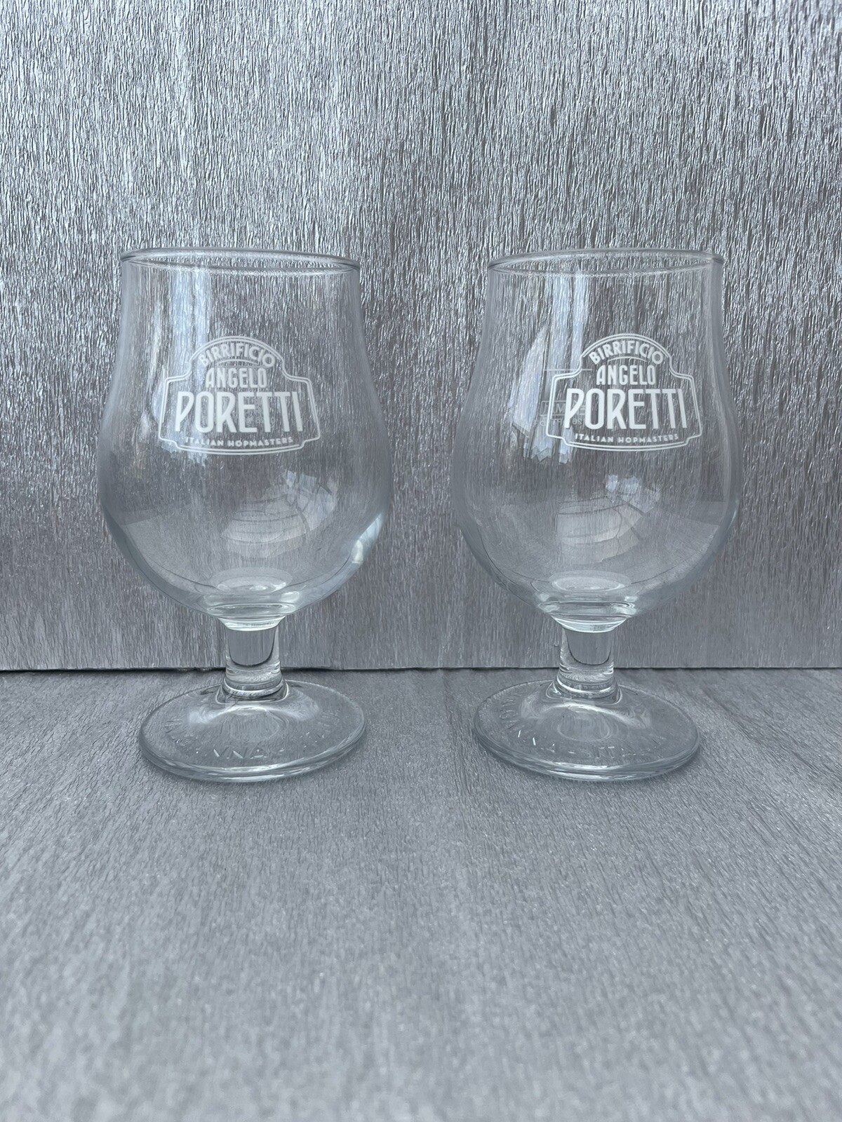 2 X Birrificio Angelo Poretti Half-Pint Goblet Glass Brand New | eBay UK