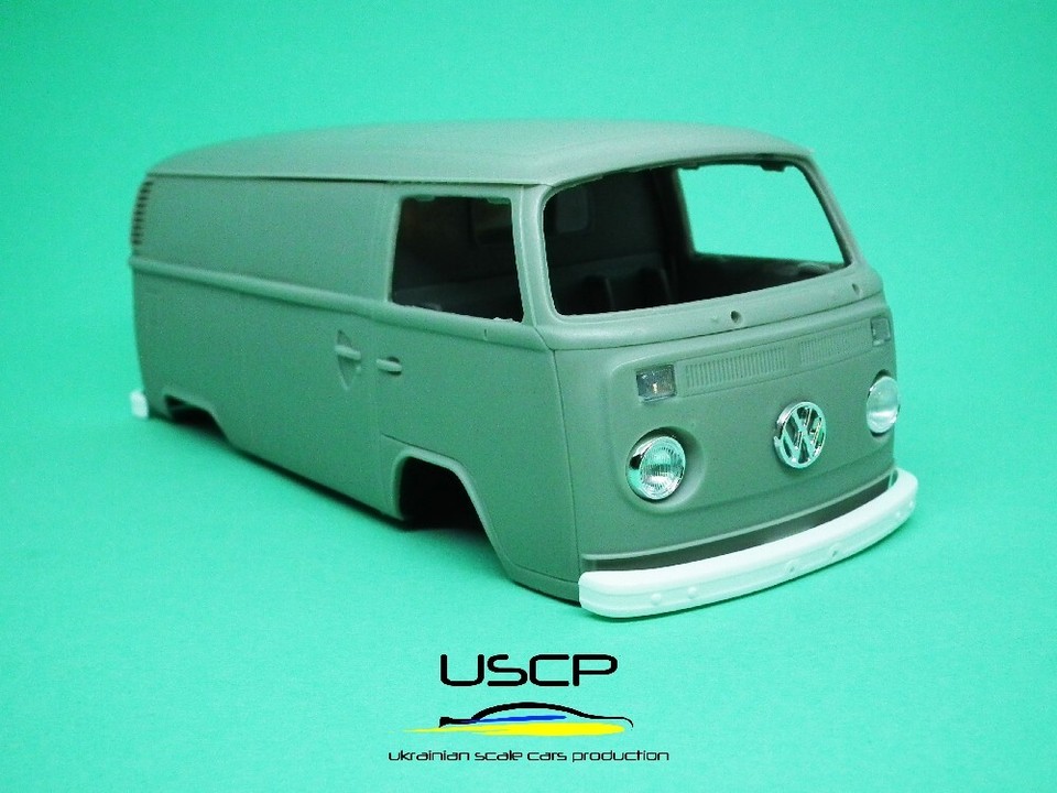 USCP 24T055 1/24 VW T2 Panel Van Resin kit Upgrade accessories | eBay