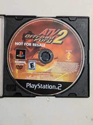 ATV Offroad Fury 2 (PS2, 2001) Not For Resale - Disc Only 711719710424 ...