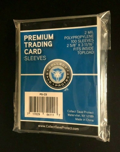 100 CSP SOFT TRADING CARD PENNY SLEEVES BASEBALL MAGIC POKEMON FOOTBALL ...