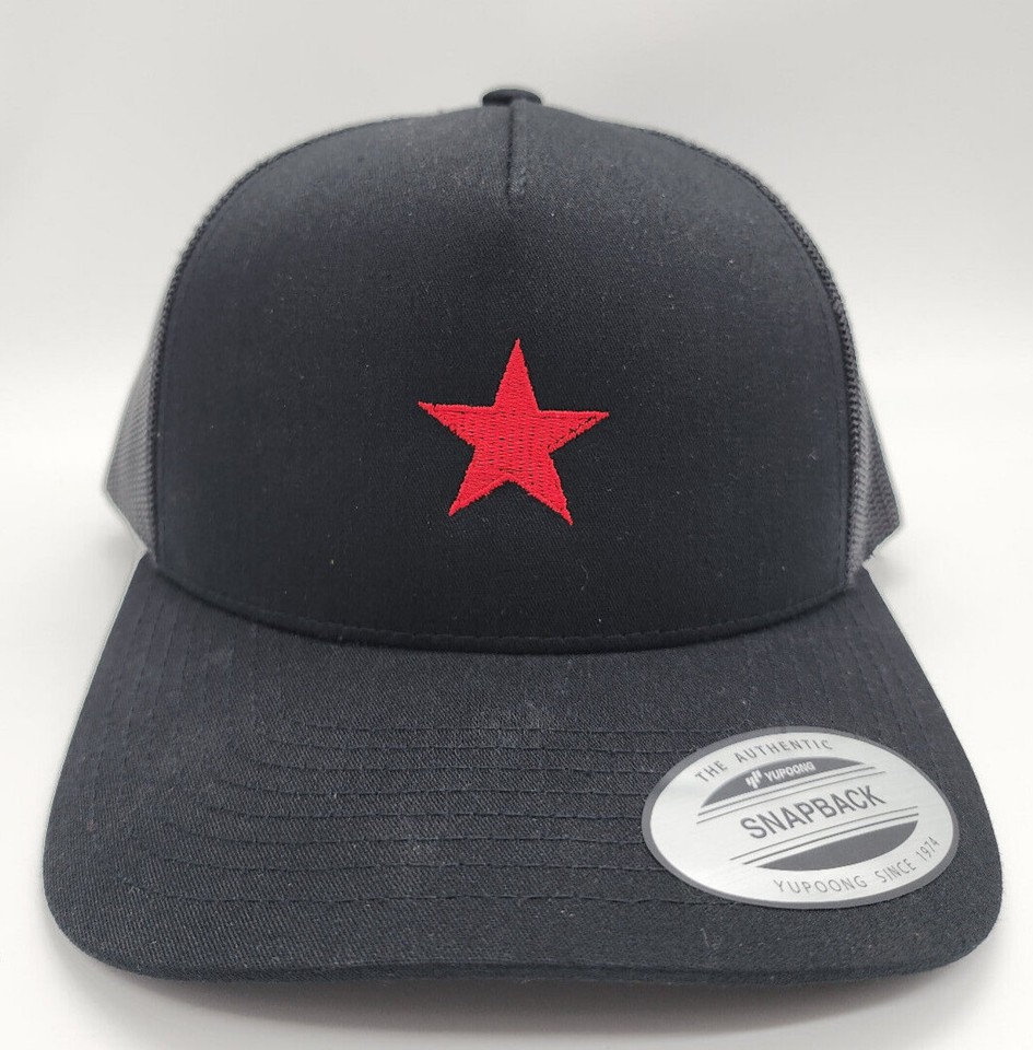 Red Star Snapback Cap - one size fits all - endless design possibilities | eBay