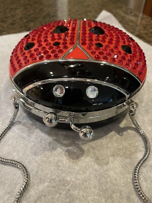 Kate Spade Lady Bug Red Black Rhinestones Handbag - PRE-OWNED | eBay