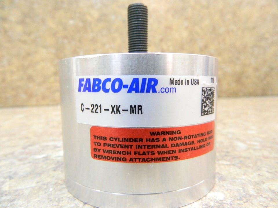 FABCO-AIR 1-5/8" Bore X 3/4" Stroke C-221-XK-MR Pneumatic Cylinder | eBay