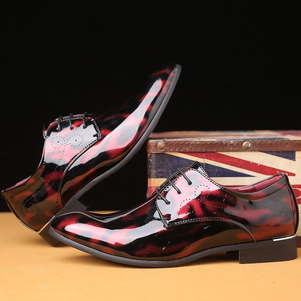333 Polyurethane Men's dress Shoes red choose size and tell seller | eBay