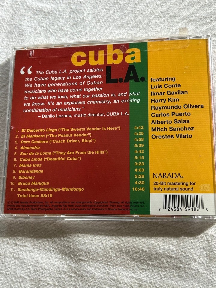 Cuba L.A. - Cuba L.A. CD 1998 Latin Jazz Narada Productions | eBay