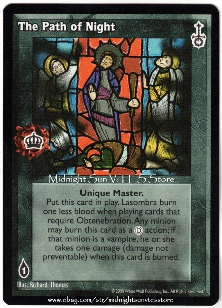 The Path of Night Sabbat War V:TES VTES Vampire CCG | eBay