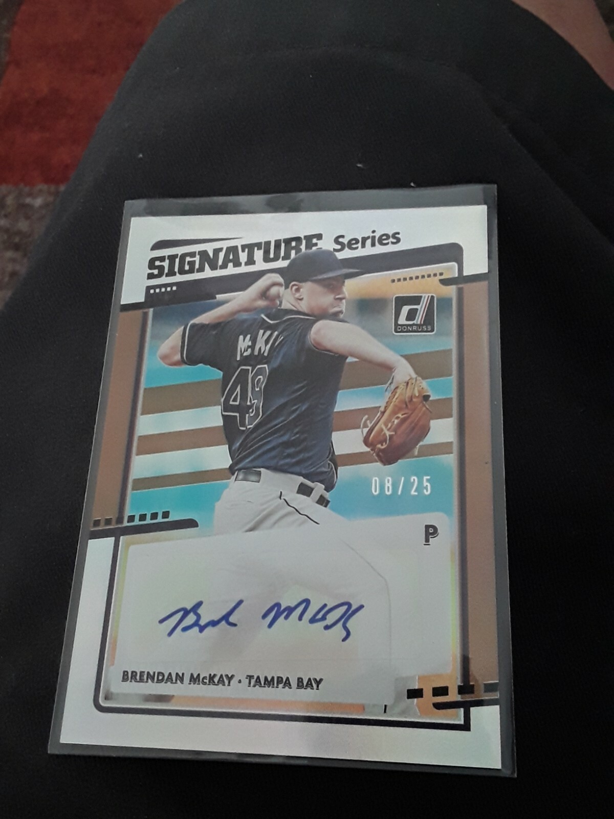 Brendan McKay S P /R C Auto 8 /25 Signature Series 2020 Donruss Tampa ...
