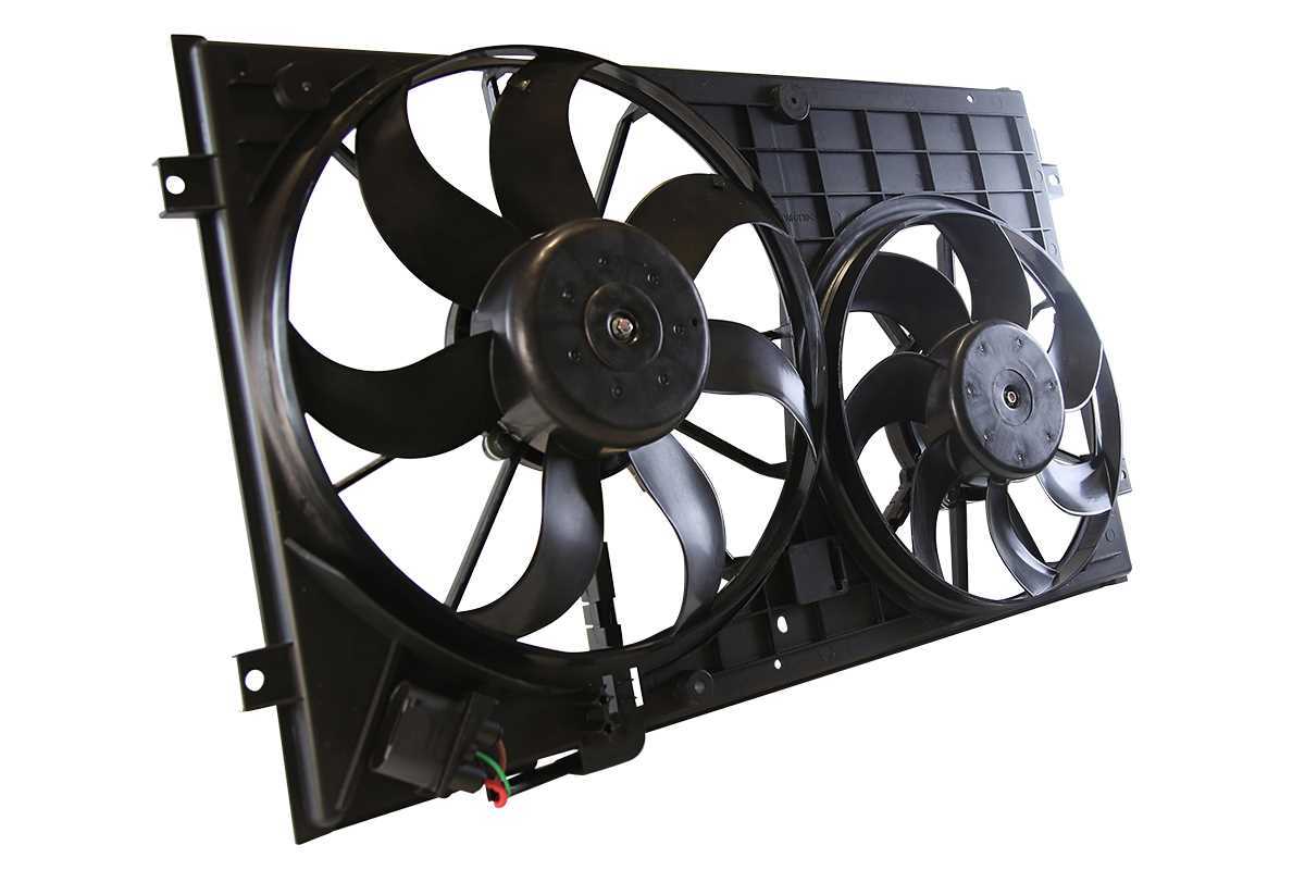 Radiator Cooling Dual Fan Assembly for VW Jetta Passat Beetle Rabbit ...