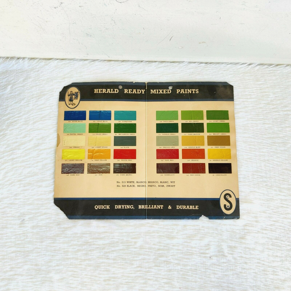 1930s Vintage The London Varnish Enamel Herald Ready Mixed Paint ...