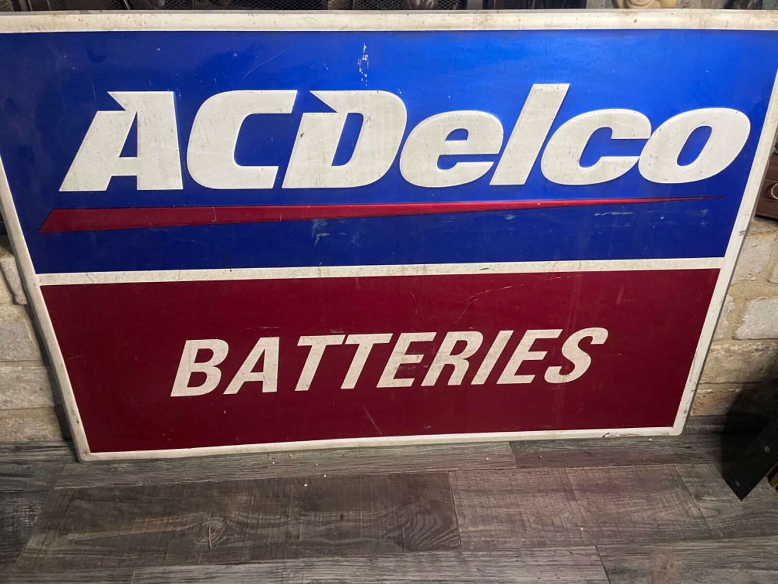 1980s AC Delco Battery Sign | eBay