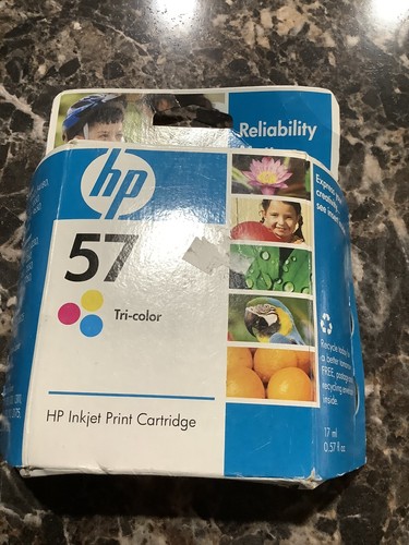 HP 57 C6657AN Tri-Color Inkjet Print Cartridge Expiration May 2009 | eBay