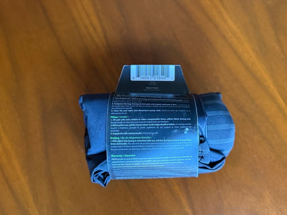 NEMO Fillo Bello Backpacking Pump, Pillow, and Drybag - New with ...