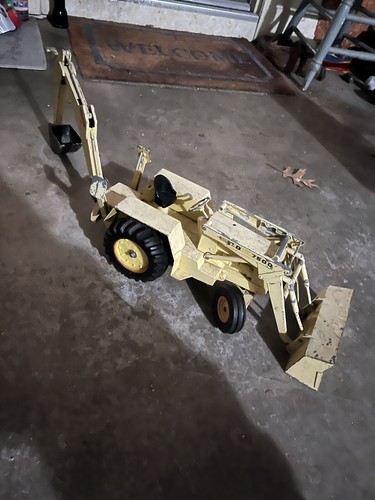 1970's Ertl Ford 7500 Front End Loader and Backhoe | eBay