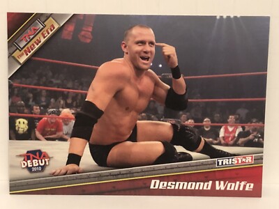 2010 Desmond Wolf TNA Tri-star WWE Wrestling Card #20 ROH NXT Nigel ...