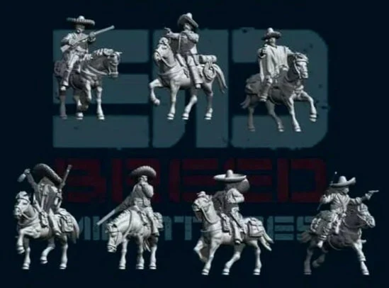 Wild West Wargames and Collectors Figures 28mm Mounted Mexican Outlaws ...