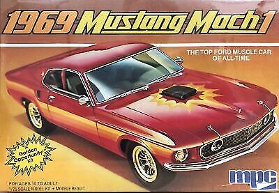 MPC 6319 1/25 Scale 1969 Ford Mustang Mach 1 Plastic Model Kit | eBay